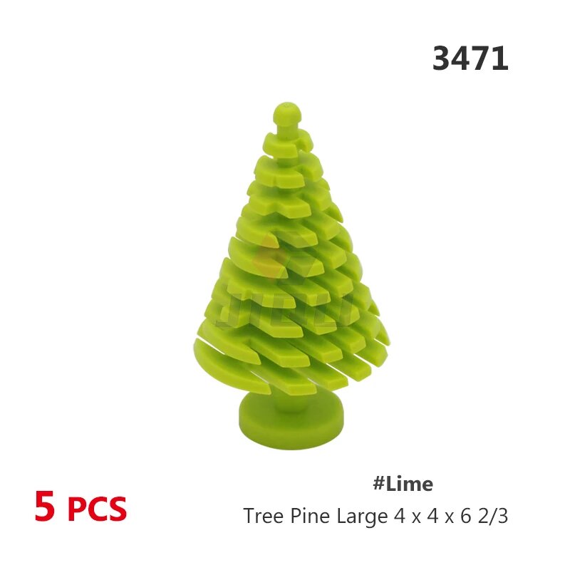 Конструктор Tree Pine Large 4x4x6 2/3 Lime, 5 шт.