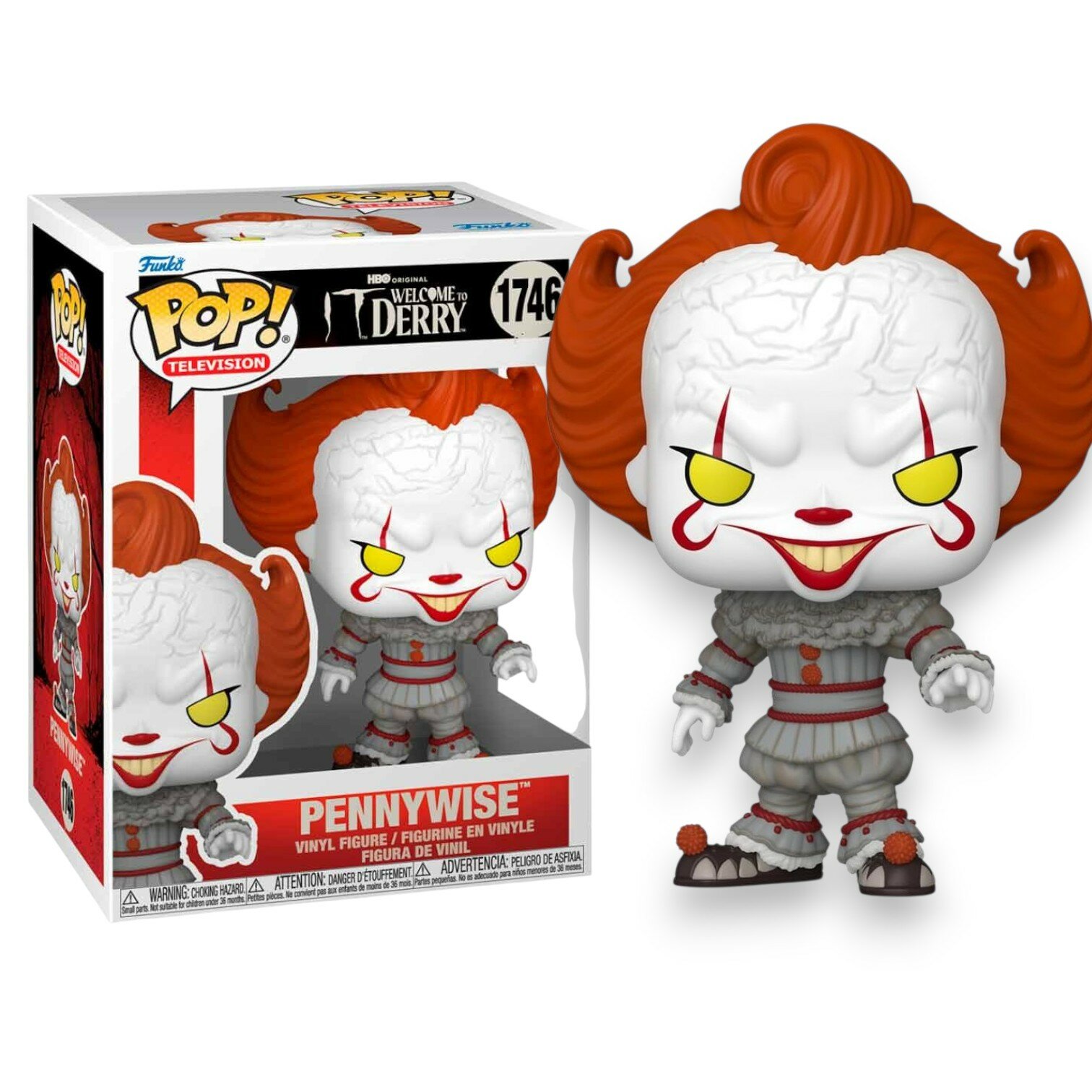 Фигурка Funko Pop! коллекционная Пеннивайз "Добро пожаловать в Дерри" 1746 (Фигурка Фанко Поп)