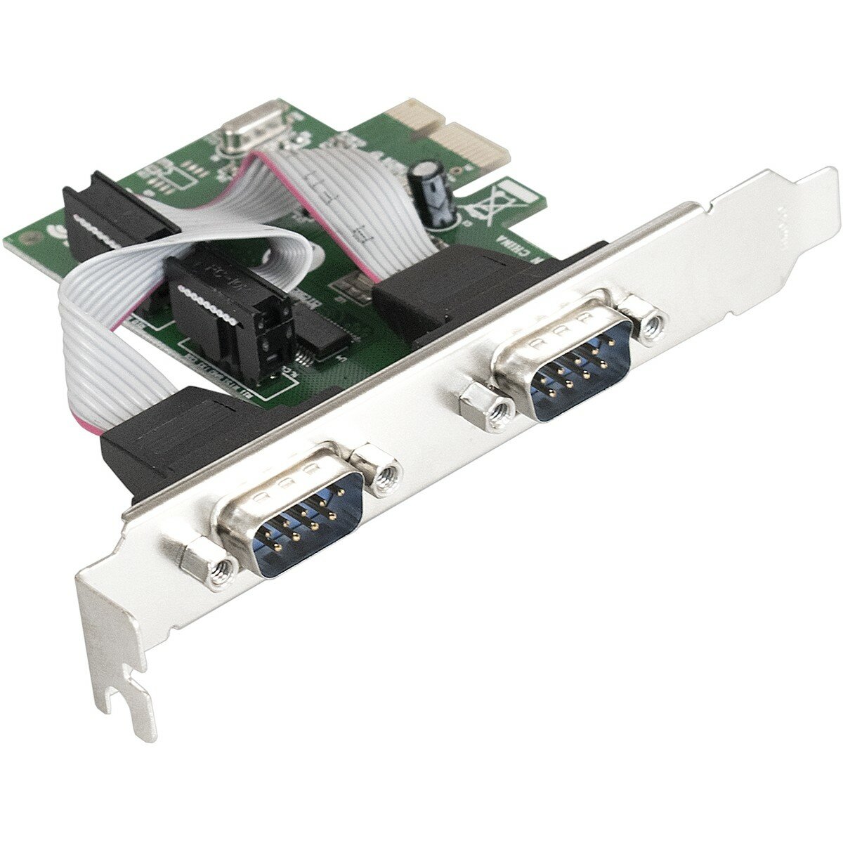 EXEGATE USB-концентраторы EX283706RUS Контроллер EXE-307 PCI-E, 2 COM port OEM