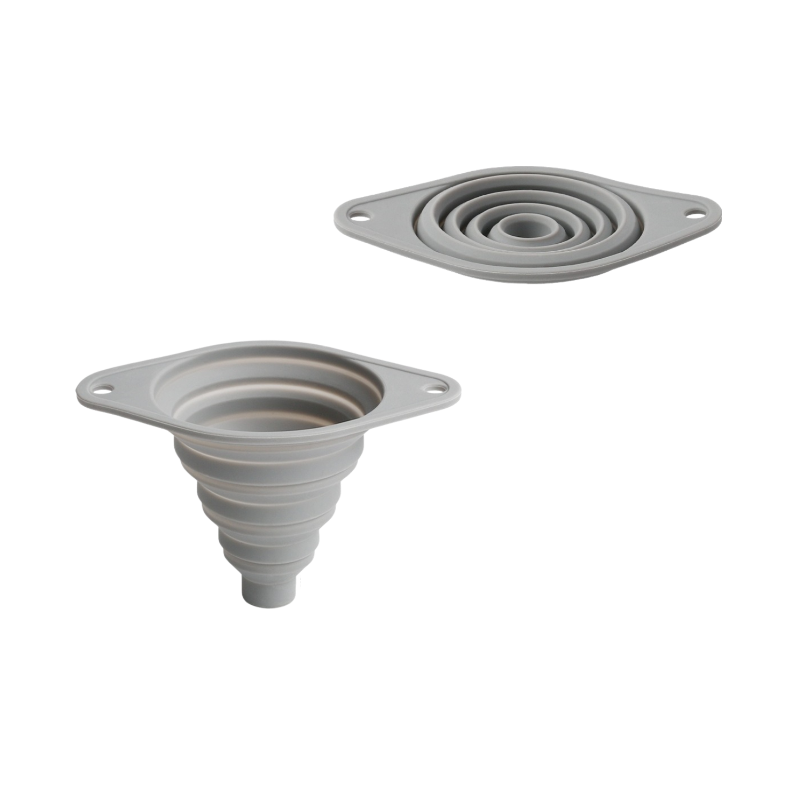 Силиконовая воронка Большой диаметр складная телескопическая для налива масла вина разделения масла бытовая кухонная воронка для заправки Диаметр/Высота 12*7.5СМ В комплект входят: Одна воронка