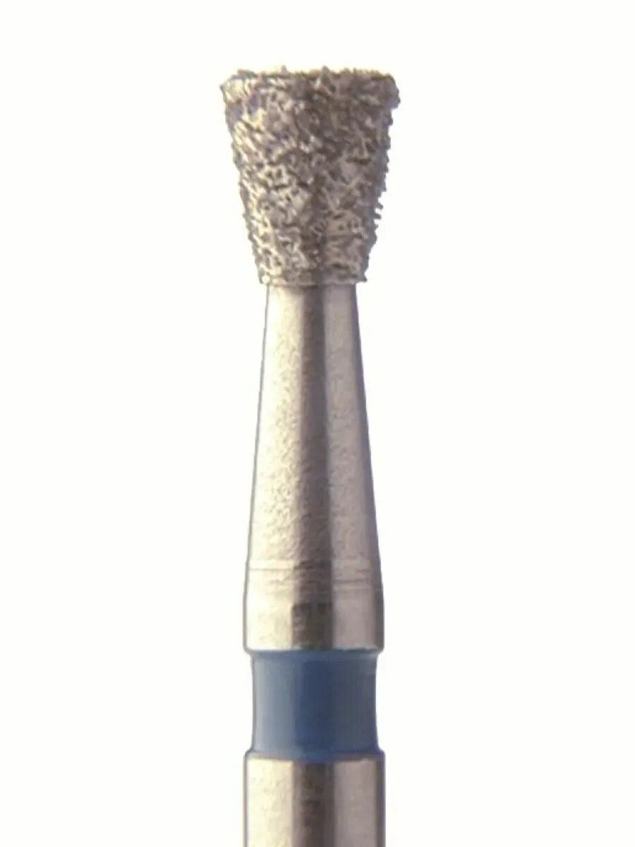 Бор алмазный 805 018 FG, синий, 5 шт. Форма: обратный конус