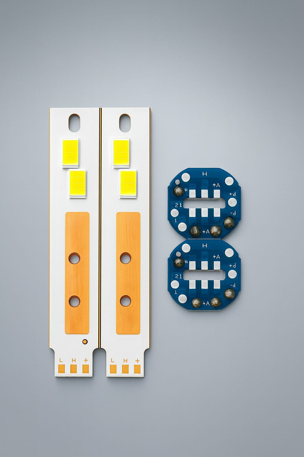 Светодиод 3570 для автомобильных ламп, цоколь H4 H13 HB1 HB5, бренд DLED, мощность 30Вт, 9-12В, 6000К, комплект 2 шт