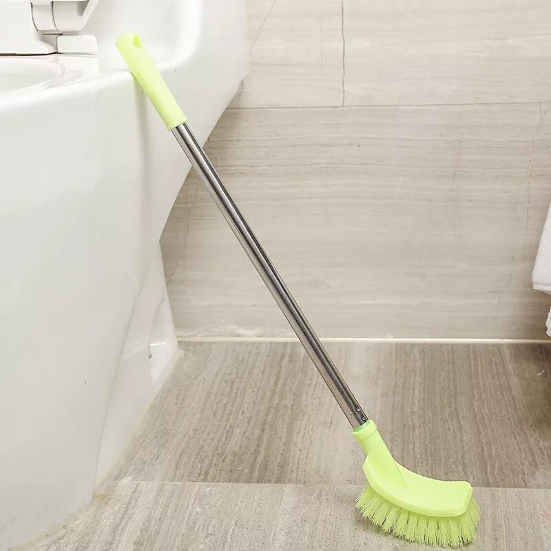Прямые продажи с завода: туалетная щетка из нержавеющей стали с круглой головкой и длинной ручкой для чистки туалета в ванной