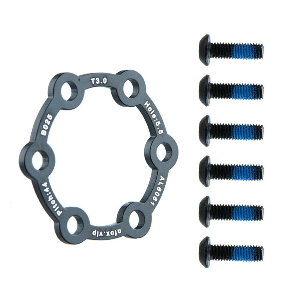 Дисковый тормоз для электросамоката, алюминиевый, 6 отверстий, 3 мм с винтами