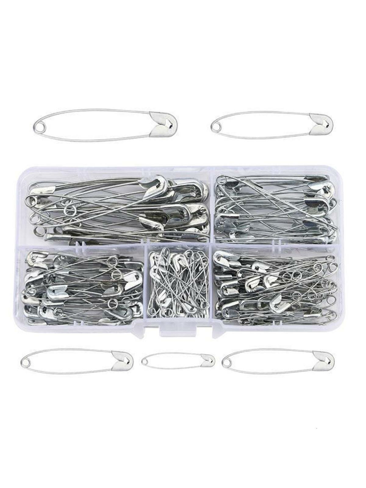 Булавки безопасные 150 шт, Белый цвет K