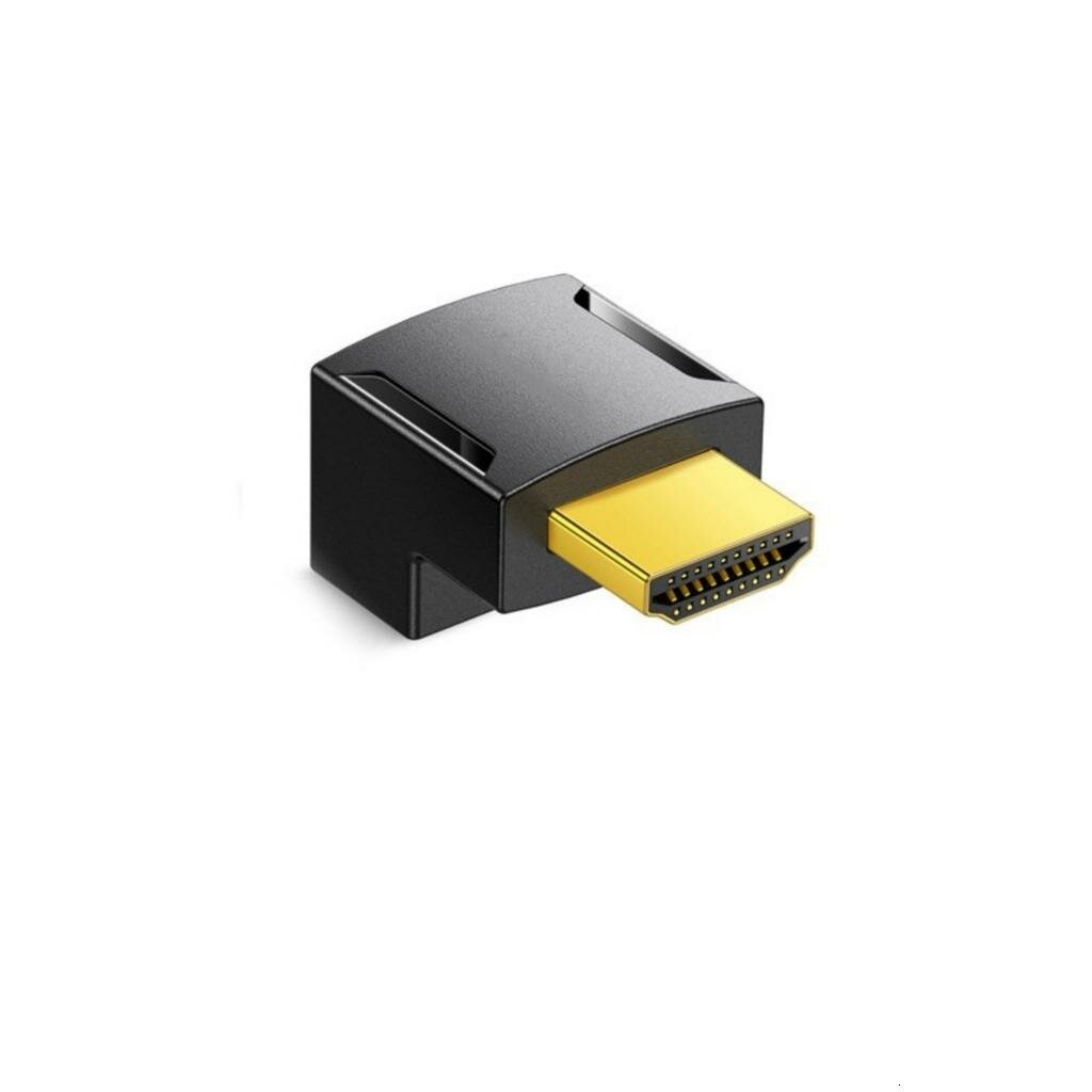 Угловой адаптер HDMI 4K, на 90 градусов вниз