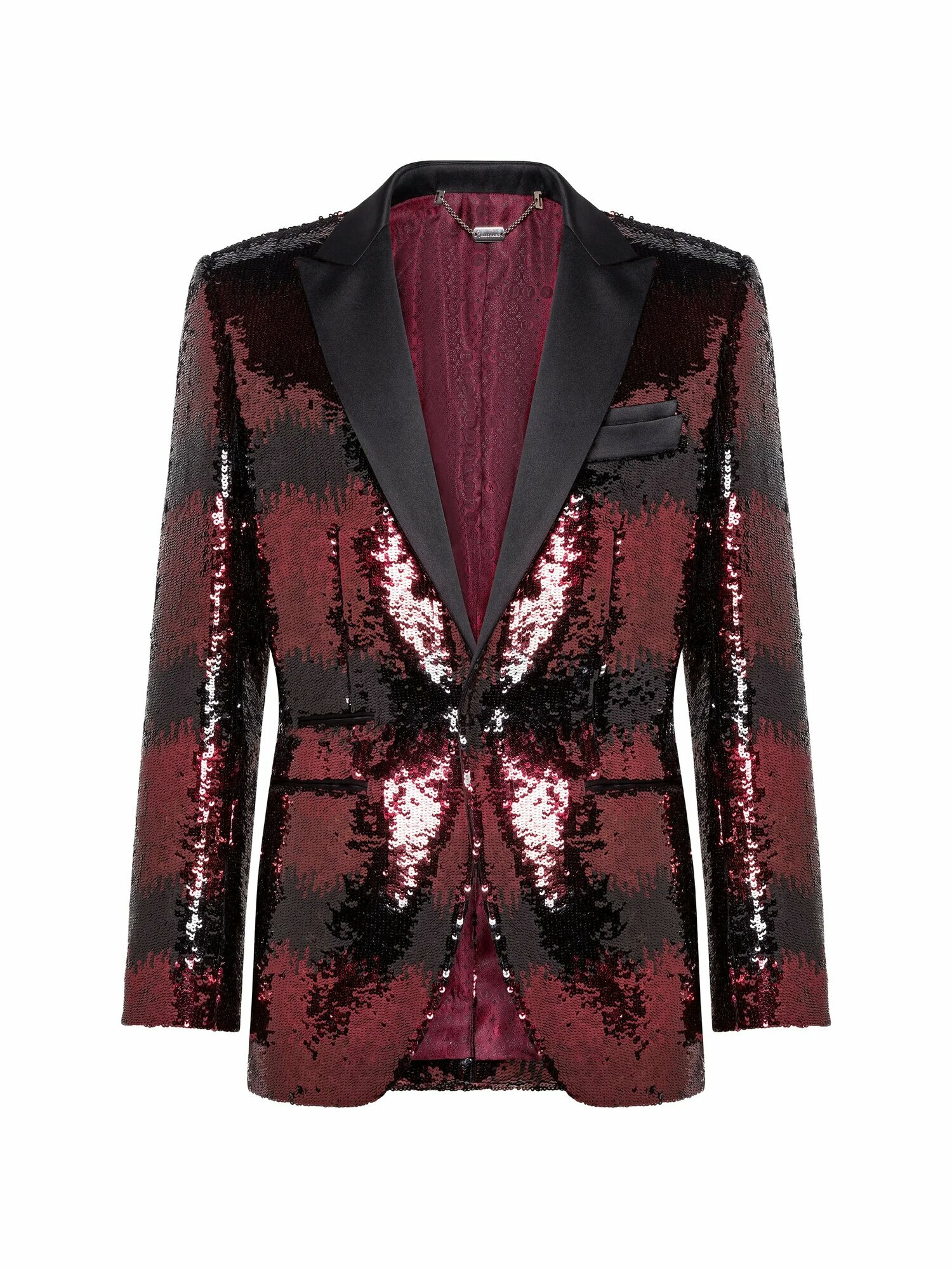 Куртка Sequined peak-lapel blazer
