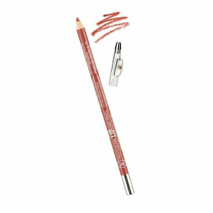 TF Cosmetics Карандаш для губ Professional Lipliner, с точилкой, №123 нюдовый