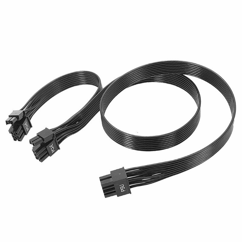 Разделительный кабель 8-pin — 6+2-pin, Двойная головка 80 см