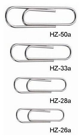 Скрепки Kw-Trio HZ-33A/4 оцинкованные 33мм (упак:4x100шт)