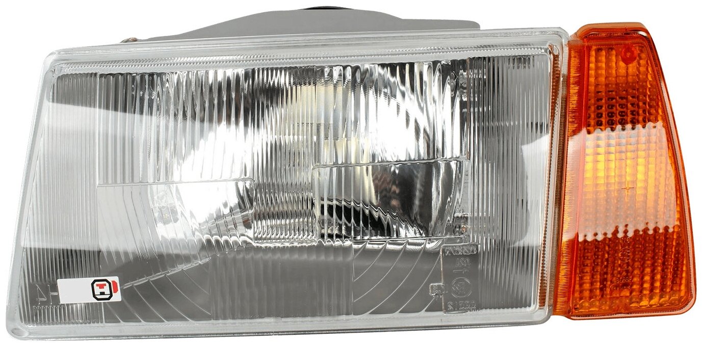 Фара ВАЗ-2108 левая с желтым поворотником 1 штука освар