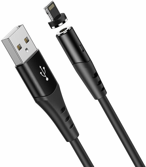 Кабель для зарядки Magnetic iPhone HOCO X60 2A 1м чёрный