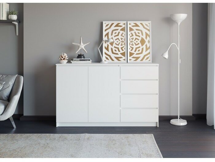 Комод для хранения «Мадера», 1604×404×990 мм, цвет белый