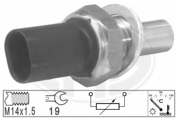 Датчик температуры охлаждающей жидкости ERA 330774