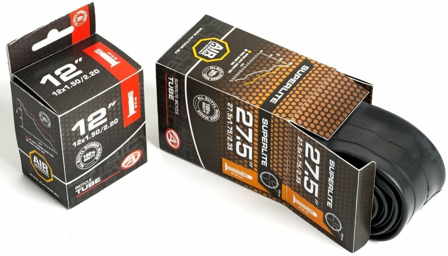 Камера велосипедная 20" авто 1,50-2,20 (32/57-406) AUTHOR