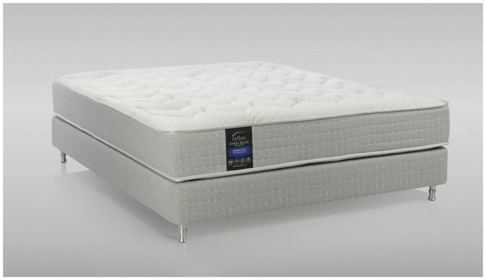 Матрас Reflex Stress Relief 200х200 высота 25 см анатомический средней жесткости Независимые пружины