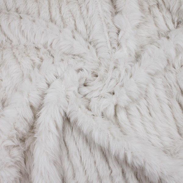 Искусственный мех Ткани-100, бежевый, ширина 1,4 м, длина 1 м