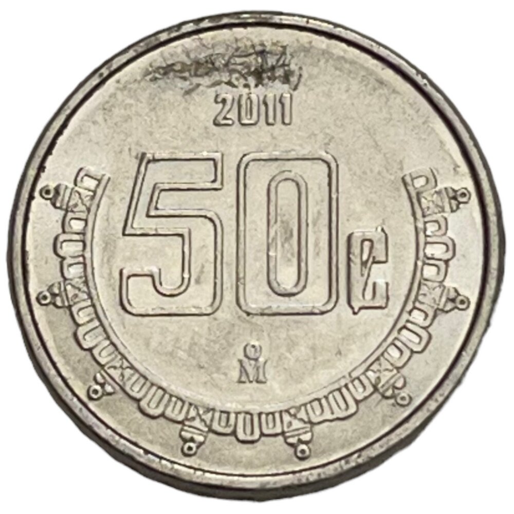 Мексика 50 сентаво 2011 г.