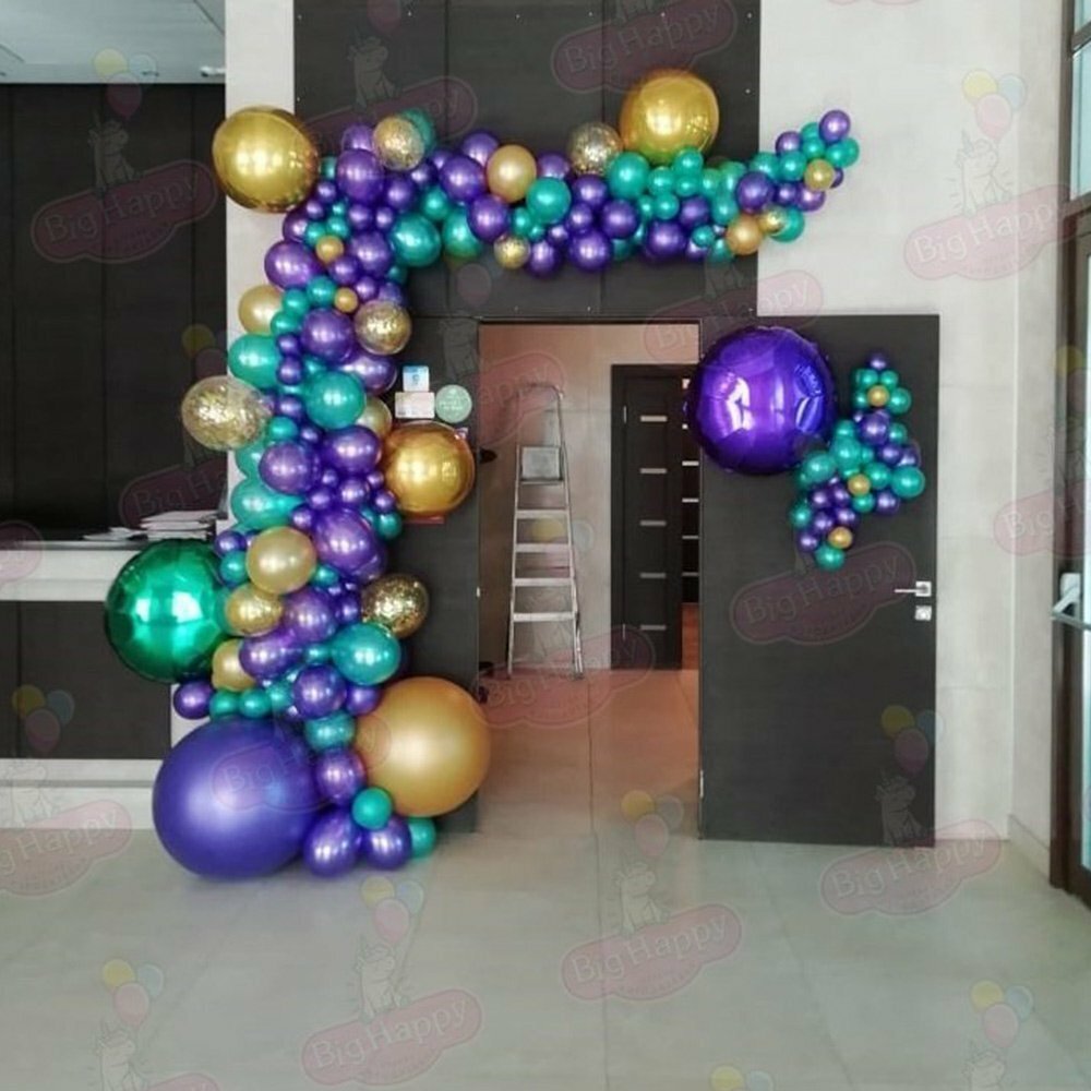 Арка из шаров с конфетти