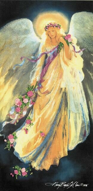 Набор для вышивания крестом, "Вестник любви", 22х45 см, 50916, Candamar Designs