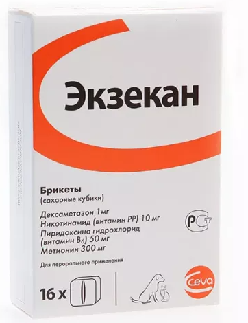 Таблетки Сева Экзекан, 140 г, 16шт. в уп.