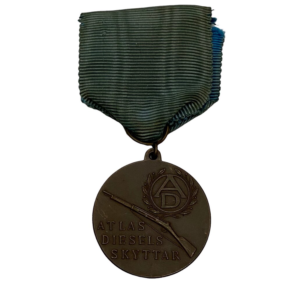 Швеция, медаль "За стрельбу" 1943 г.