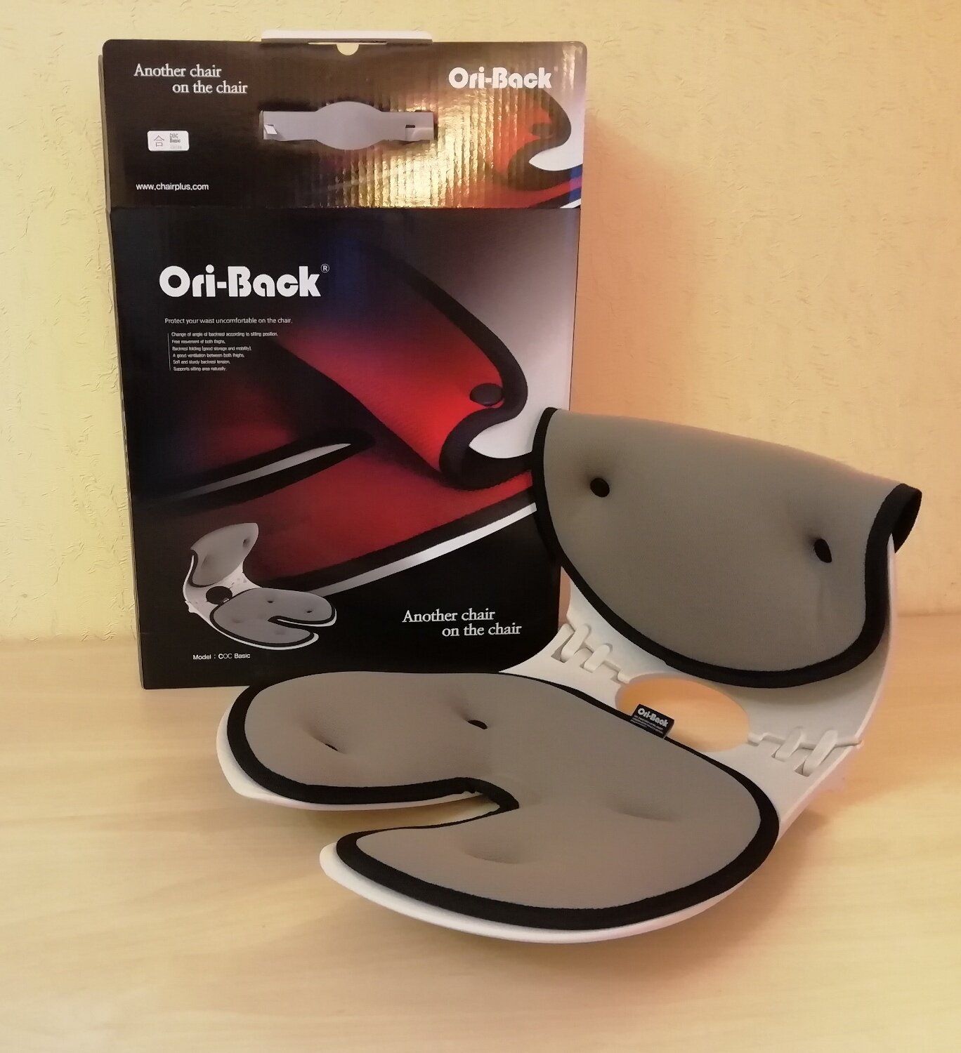 Стул для правильной осанки ОриБэк серый