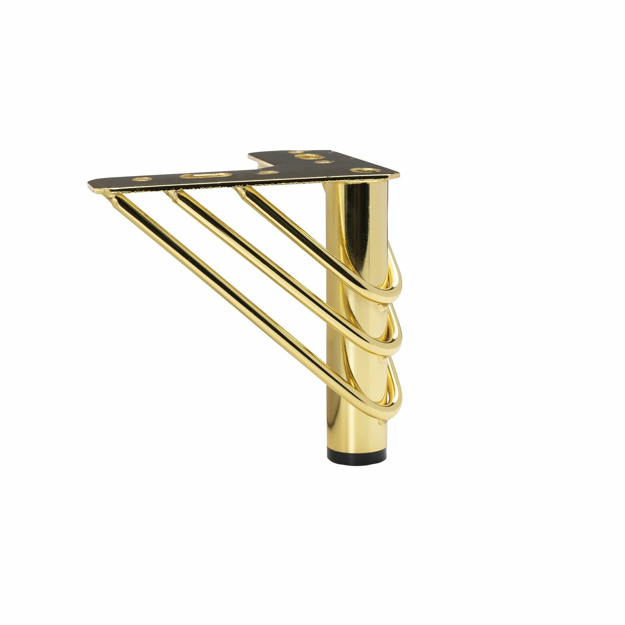 Опора мебельная RAY h120 мм, золото (4 шт в комплекте)