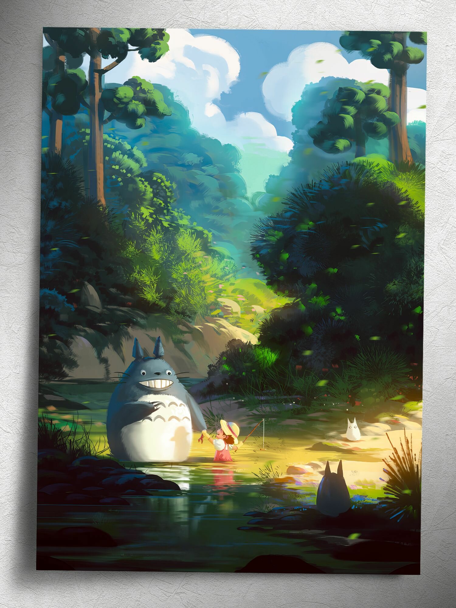 Постер: Солнечный день (Мой сосед Тоторо, аниме Хаяо Миядзаки)