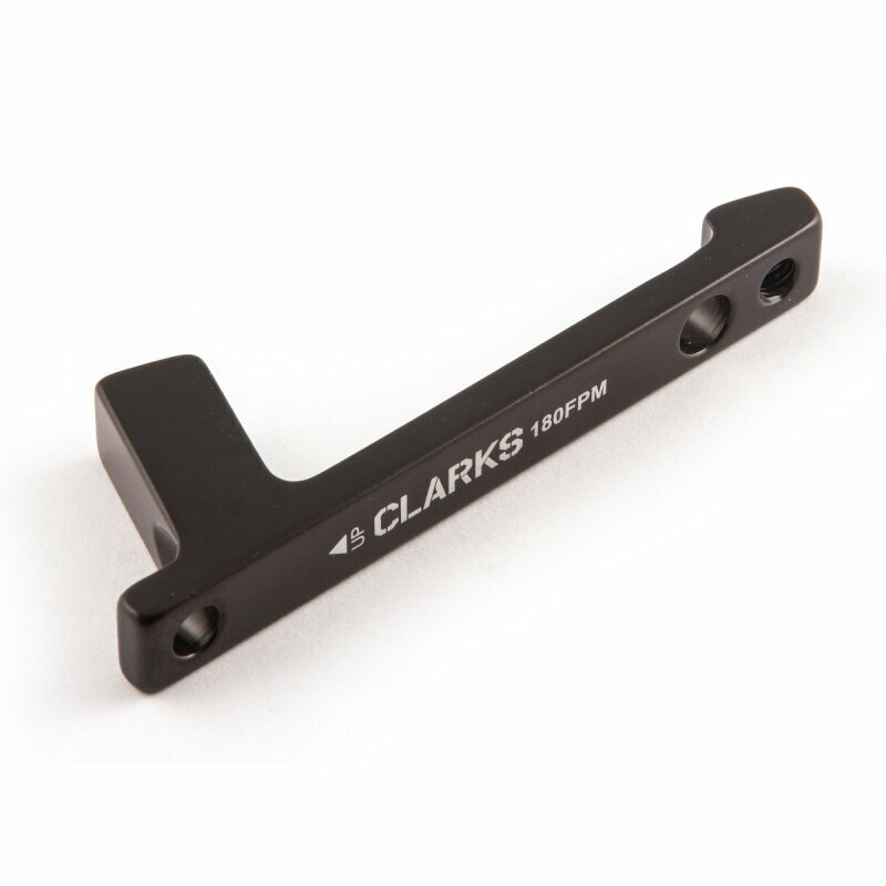 Адаптер дискового тормоза передний, 180мм, Clarks CB-6065BLK-180FPM, черный