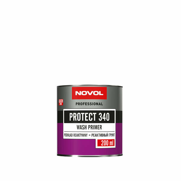 NOVOL Реактивный грунт 1+1 Protect 340 WASH PRIMER (0,2л+0,2л) /3/