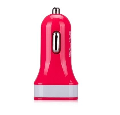 Автомобильное зарядное устройство Momax XC, USB 2.1A, MFI, Розовый