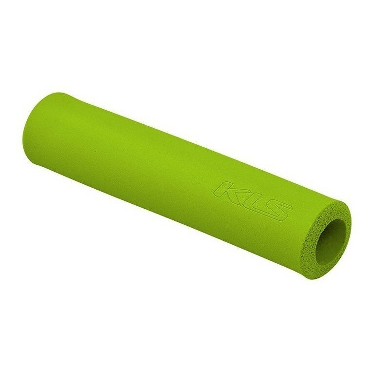 Грипсы KLS SILICA 130мм, силикон, зеленый