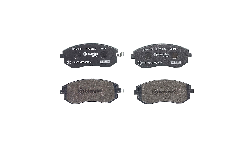 BREMBO P 78 013X колодки тормозные дисковые, комплект 4 шт, subaru