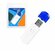 Адаптер USB Bluetooth 2.0, для передачи данных, белый/синий, 5 г