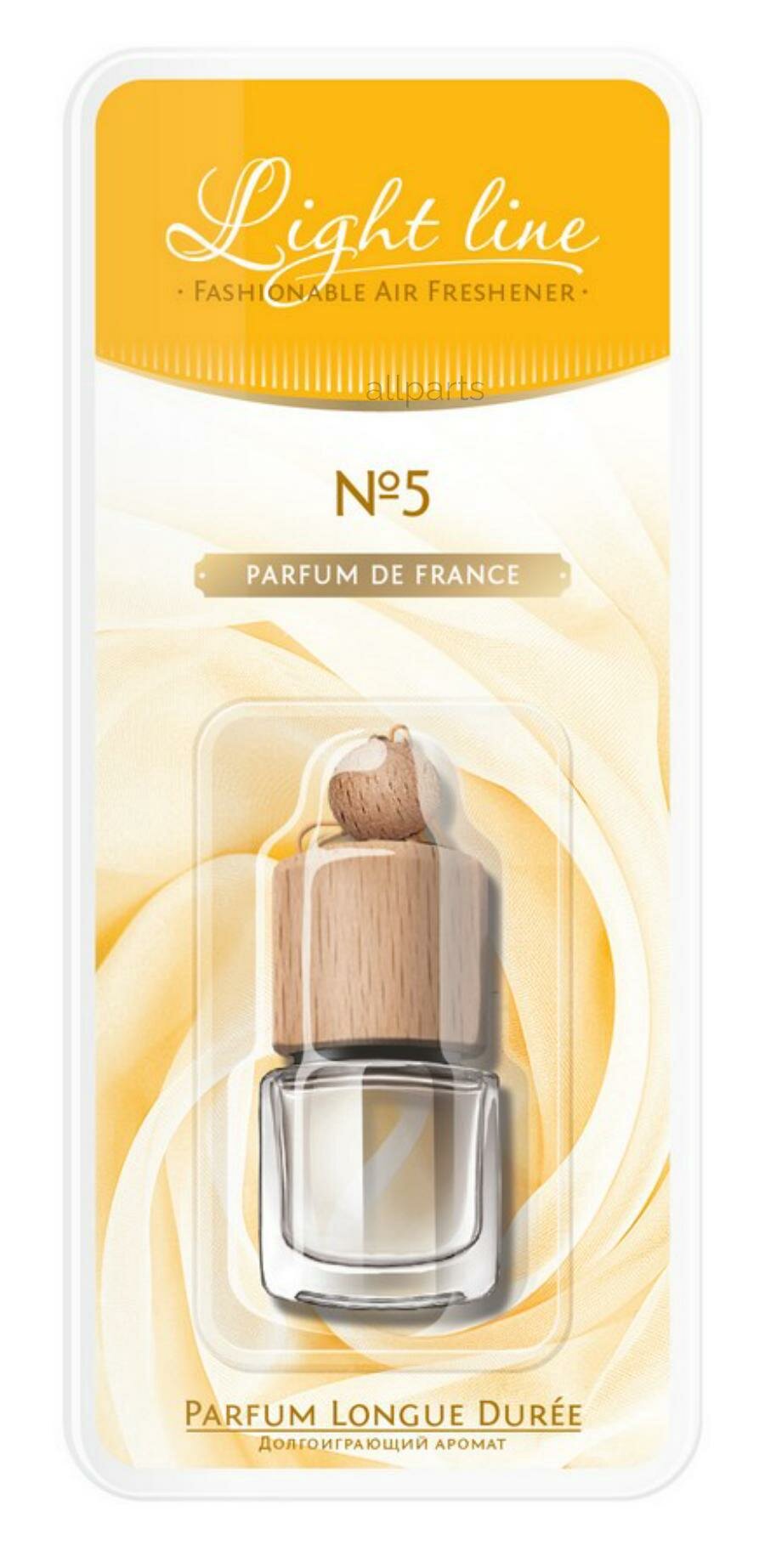 RUSEFF 27468N 27468N 27468N RUSEFF Ароматизатор подвесной жидкостный PARFUM DE FRANCE Number Five (0,005л)