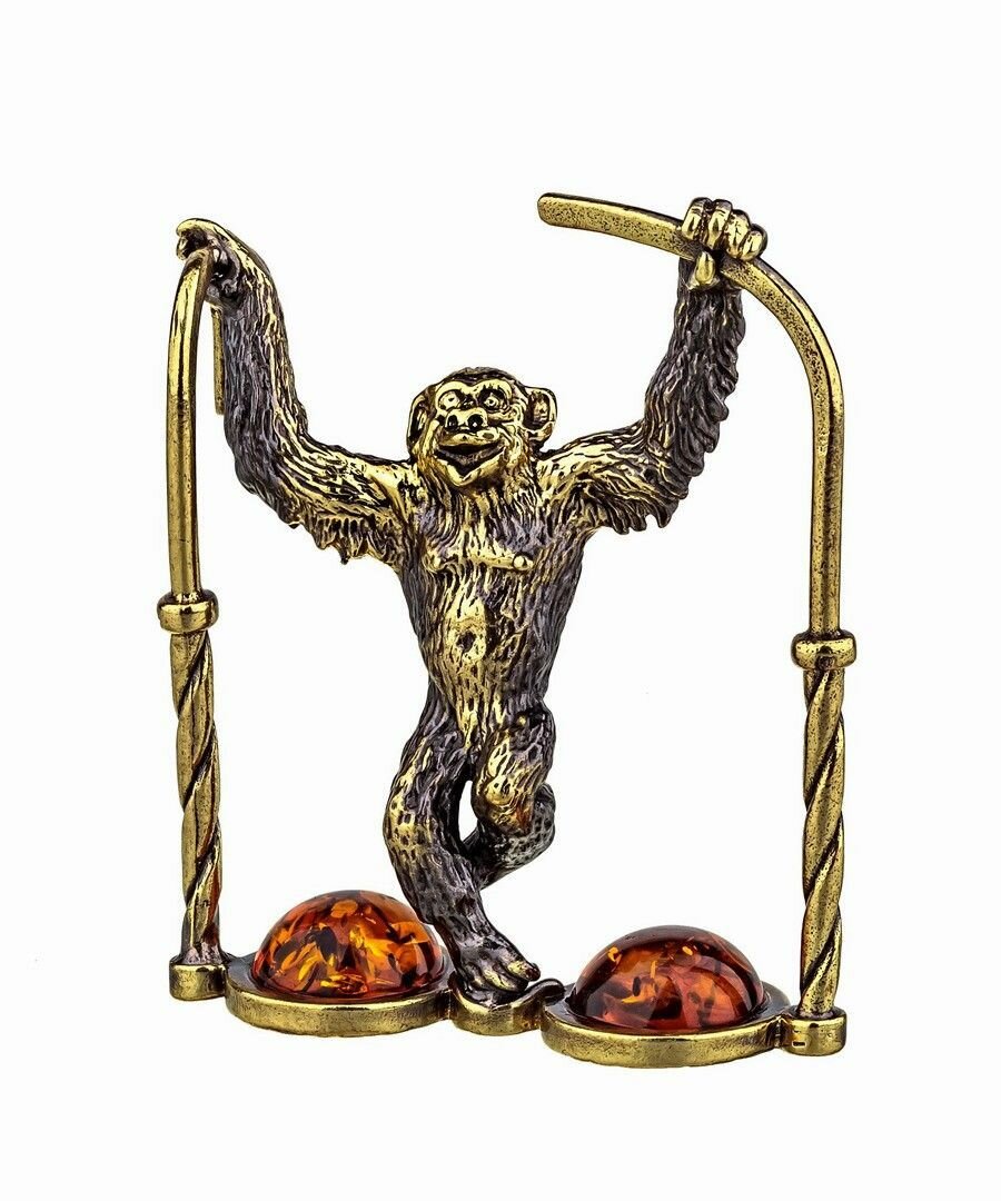 Статуэтка Обезьяна на очках 919
