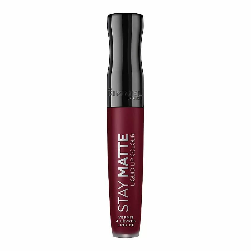 RIMMEL Жидкая матовая губная помада Stay Matte, № 810 Plum This Show, 5,5 мл