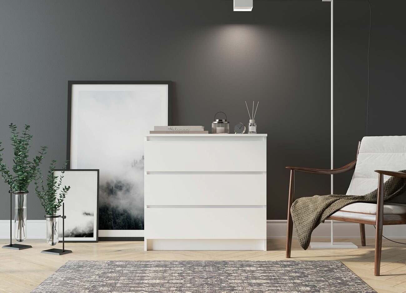 Комод Мори 800.1 Белый