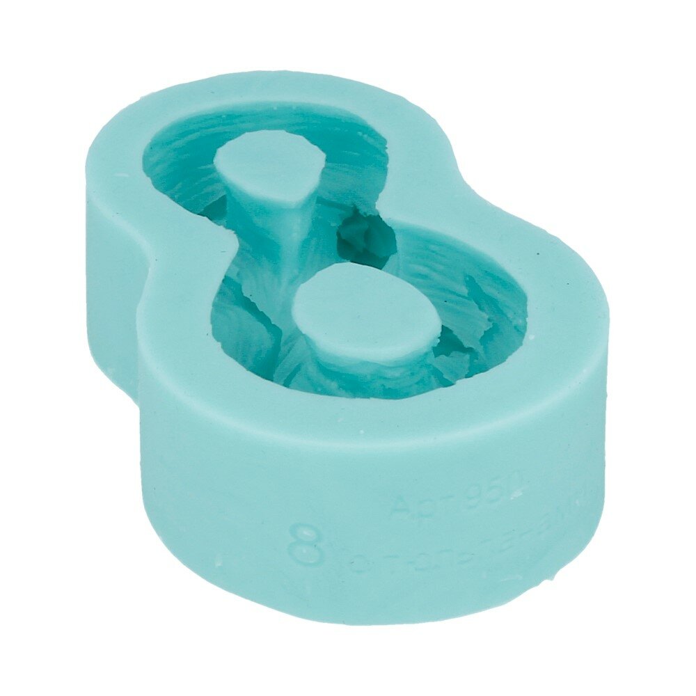 Выдумщики форма для мыла №09 силиконовая Восьмерка с тюльпанами Арт.950-YG47 для творчества