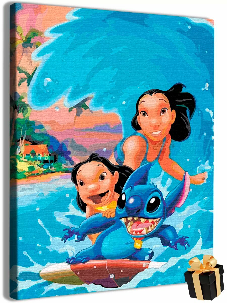 Картина по номерам Лило и Стич