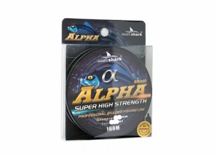 Плетеный шнур EastShark Alfa 0.25 мм, 100 м