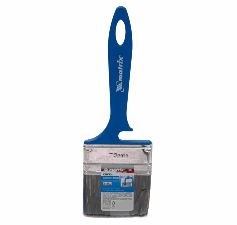 Кисть флейцевая Matrix Водные краски 70 мм