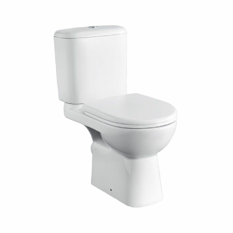 Унитаз-компакт Roca ACCESS, косой выпуск, c сиденьем микролифт (7.34P2.3.900. Y)