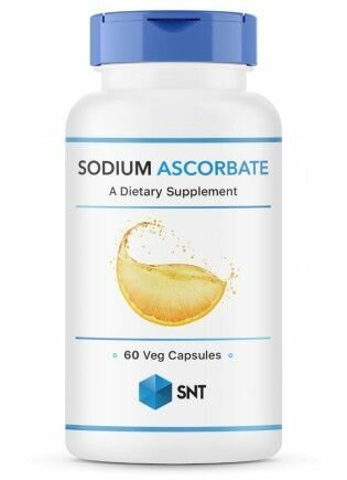 SNT Sodium ascorbate содиум аскорбат Витамин С 1010мг, 60 капсул