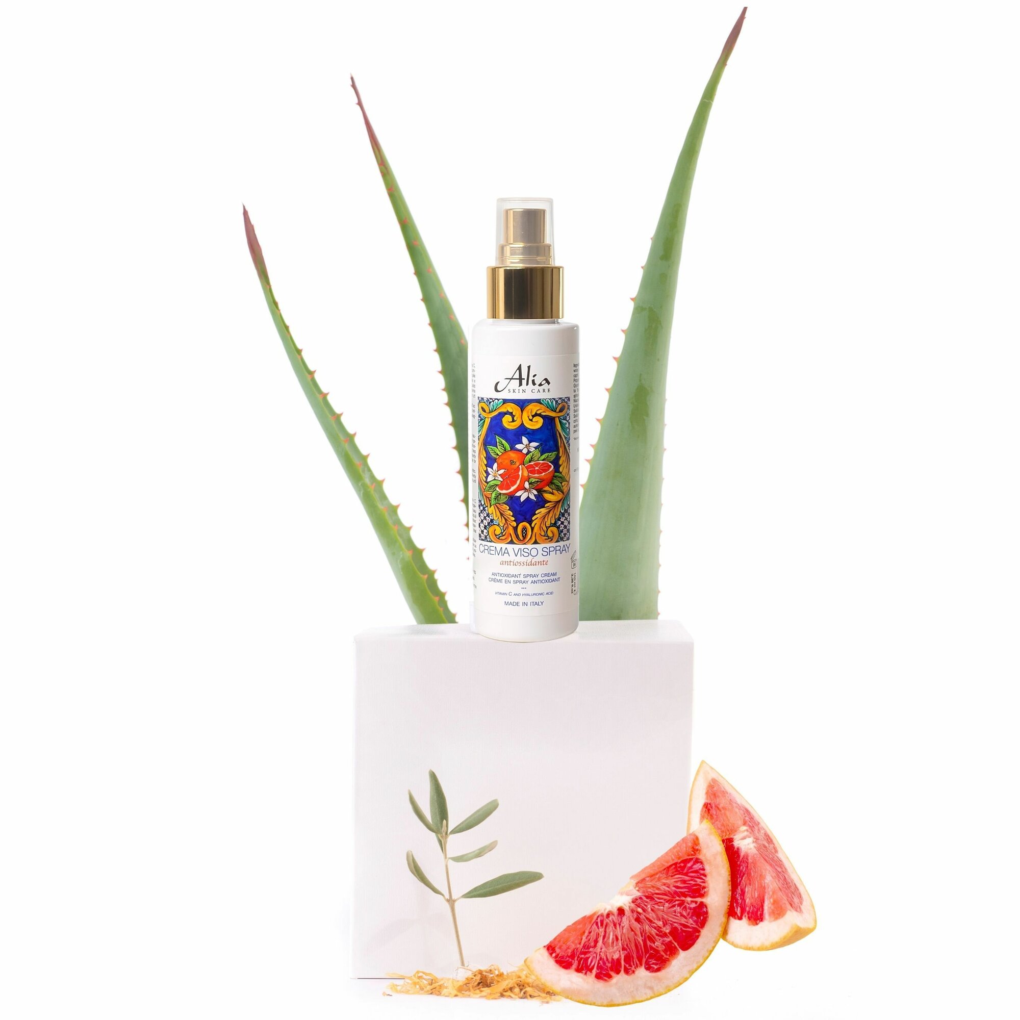 Увлажняющий спрей-антиоксидант для лица с витамином С и гиалуроновой кислотой Alia Skin Care