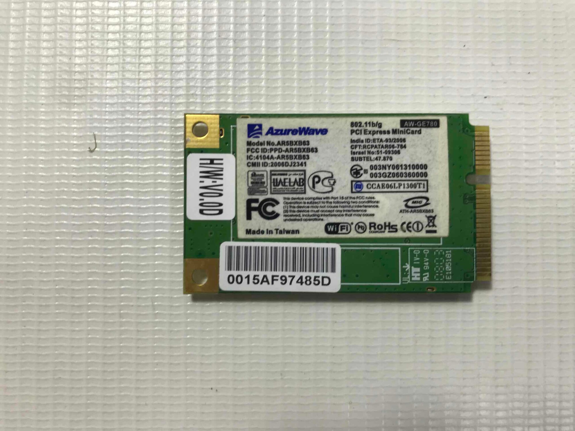 Wi-Fi адаптер AW-GE780