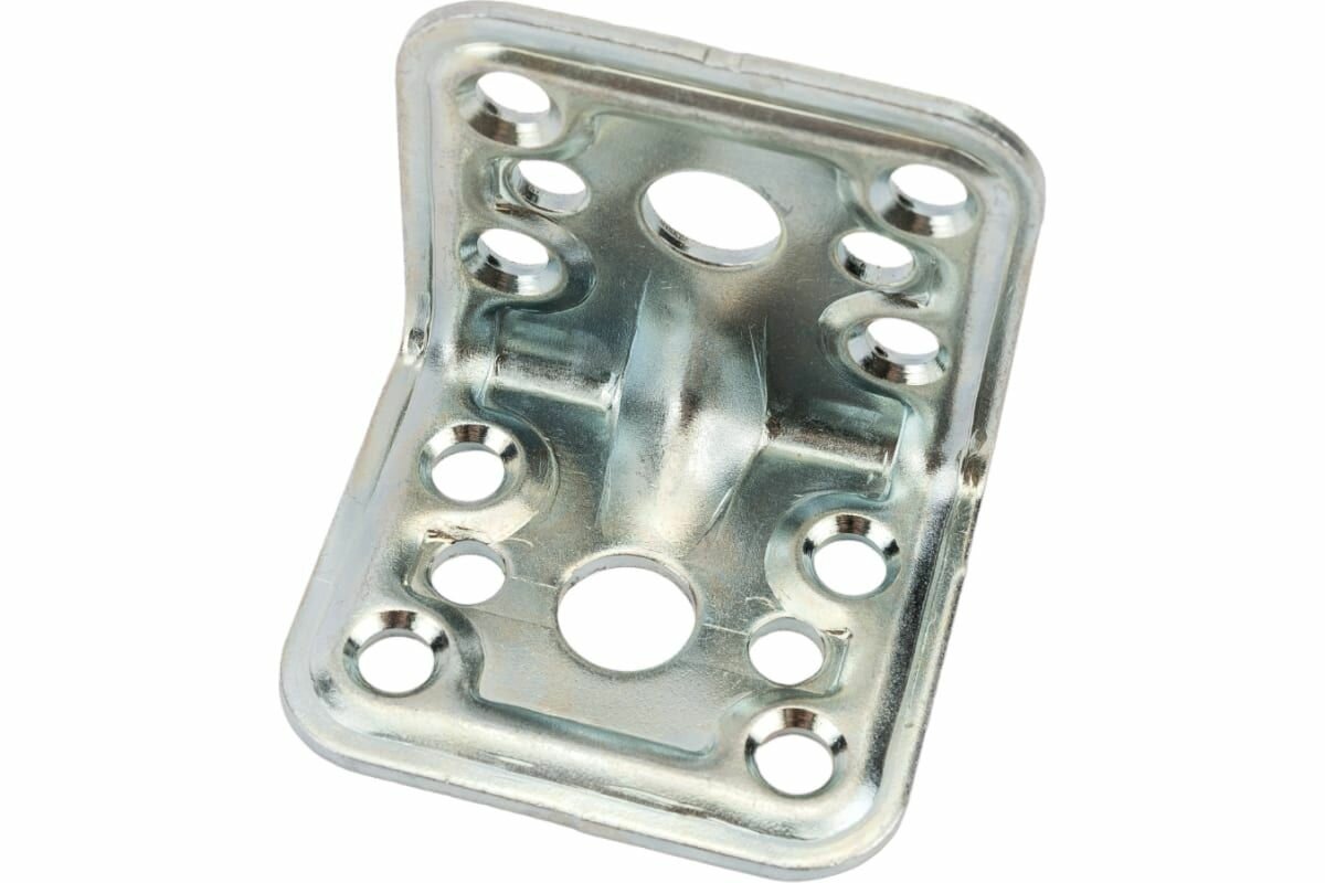 Крепёжный уголок ООО Металлист 40х40х50х2 мм, усиленный, цинк 530200042-010