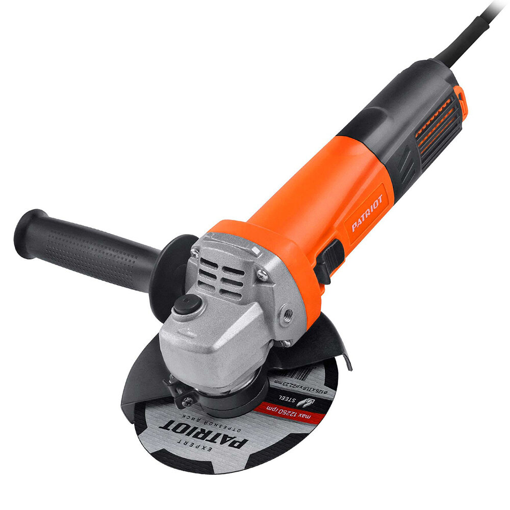 Шлифмашина угловая Patriot Optima AG 131, 875 Вт, 125 мм