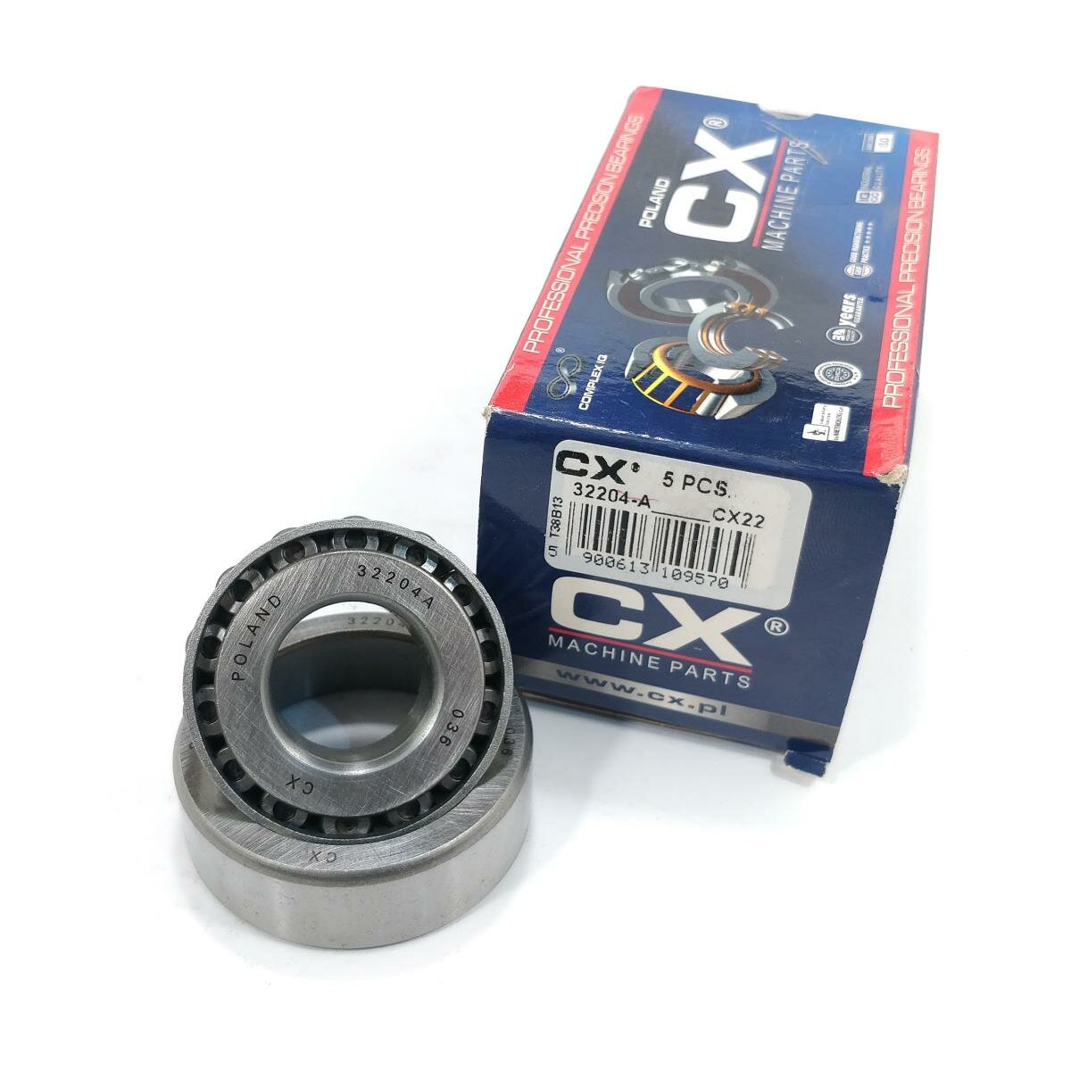 2 шт. - Подшипник 32204A CX (20x47x19.25) роликовый однорядный